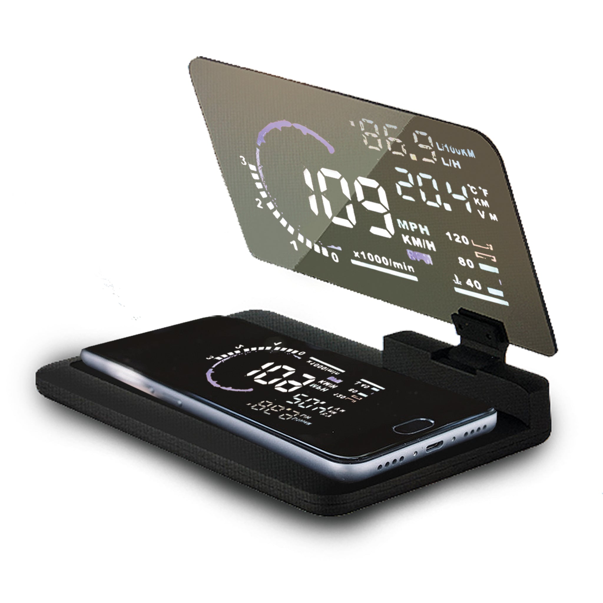 Smartphone Heads-Up Display Accessory - Improve Your Ride – Lion Power ...